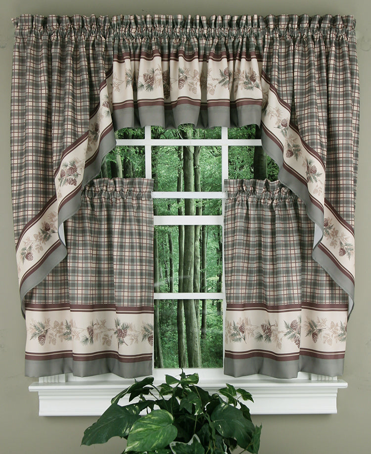 Country Swag Curtains For Kitchen