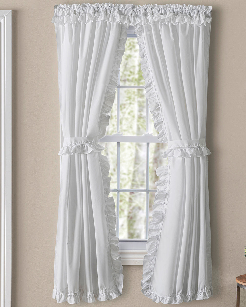 Ellis Curtain | Classic Priscilla Curtains | White - Contemporary ...