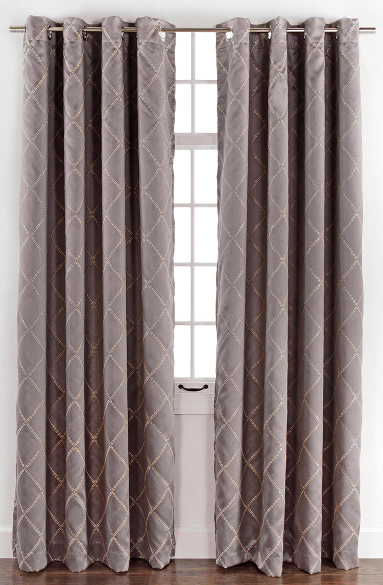 Envision Grommet Curtains Chrome Stylemaster - Contemporary & Modern ...
