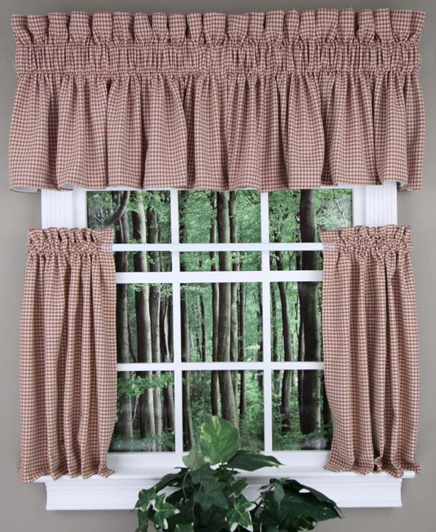 Fleetwood Lined Tailored Valance & Cafe Tiers - Stylemaster - Cafe ...