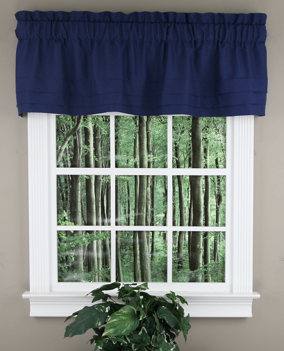 Tailored Curtain Valance - Kitchen Valances – Swags Galore