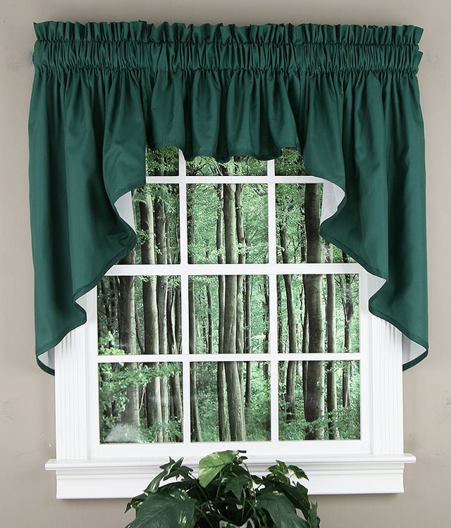 Ellis Curtains - Stacey 126"W X 63"L 3PC lined Swag Set – Swags Galore