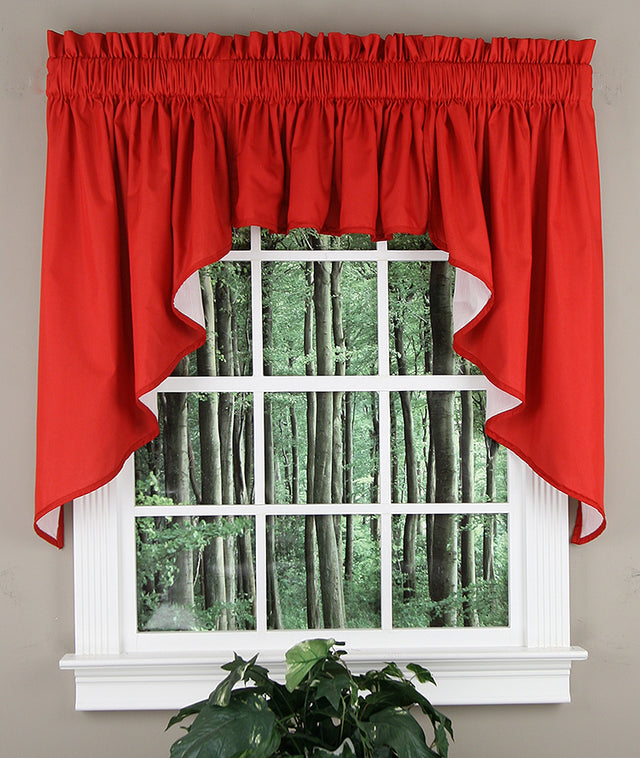 Ellis Curtains - Stacey 126"W X 63"L 3PC lined Swag Set – Swags Galore