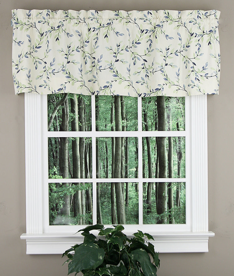Vintage Vine Tailored Valance - Ellis Curtains – Swags Galore