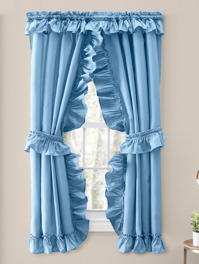 Curtain Shop - Stacey Priscilla Criss-Cross Curtains – Swags Galore